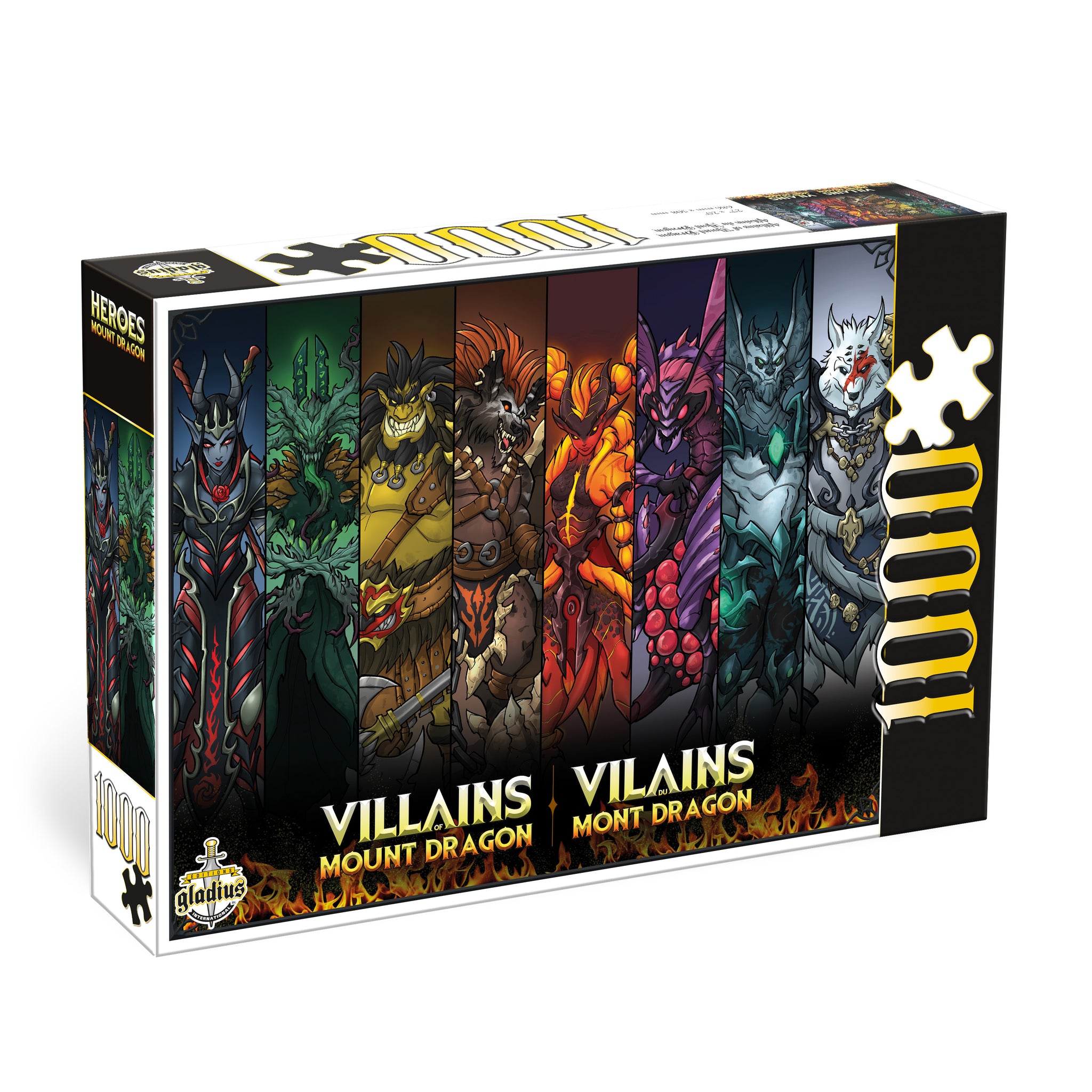 Casse-tête 1000 Vilains du Mont Dragon – Gladius boutique